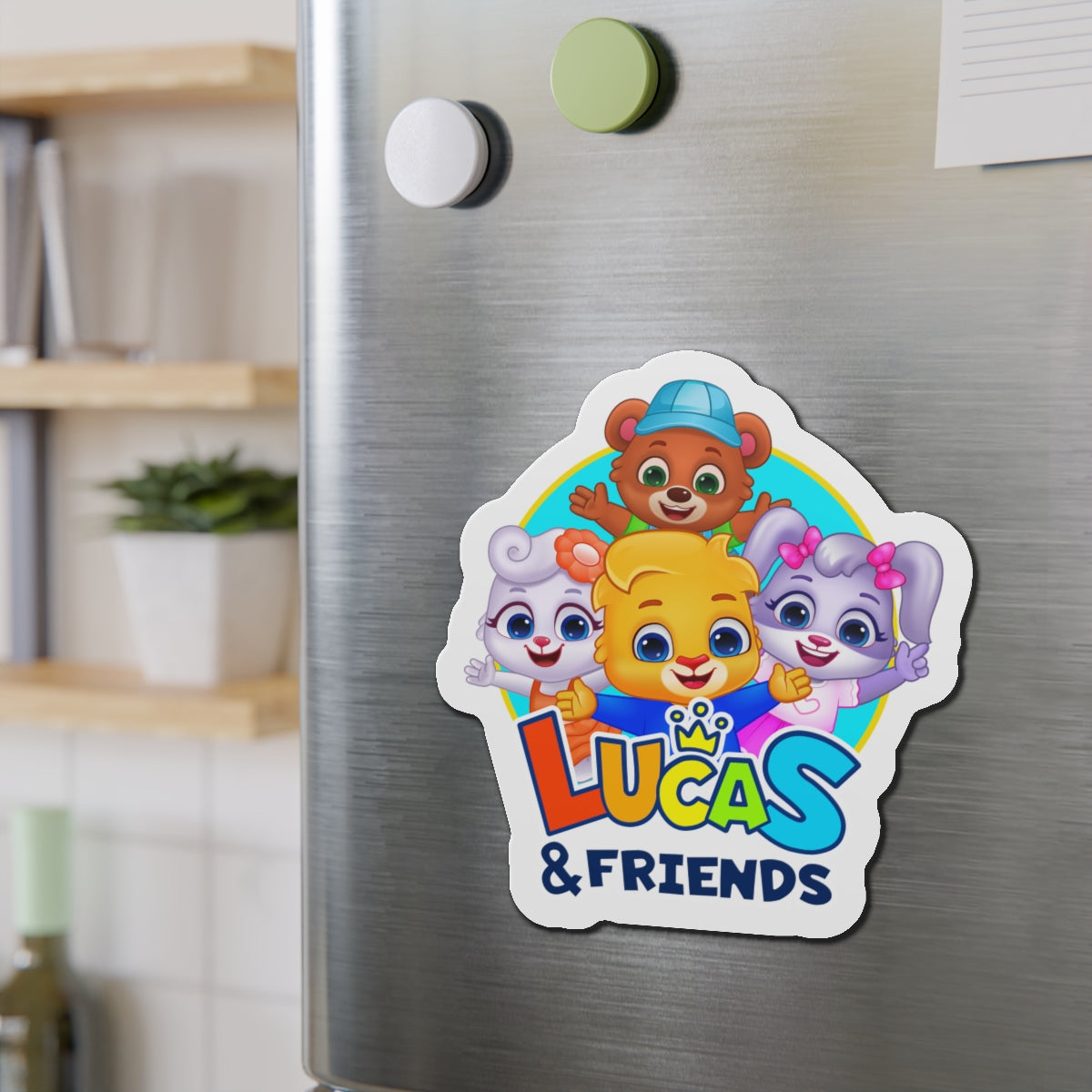 Lucas and Friends Character Magnets | Lucas & Friends Fridge Decor ...