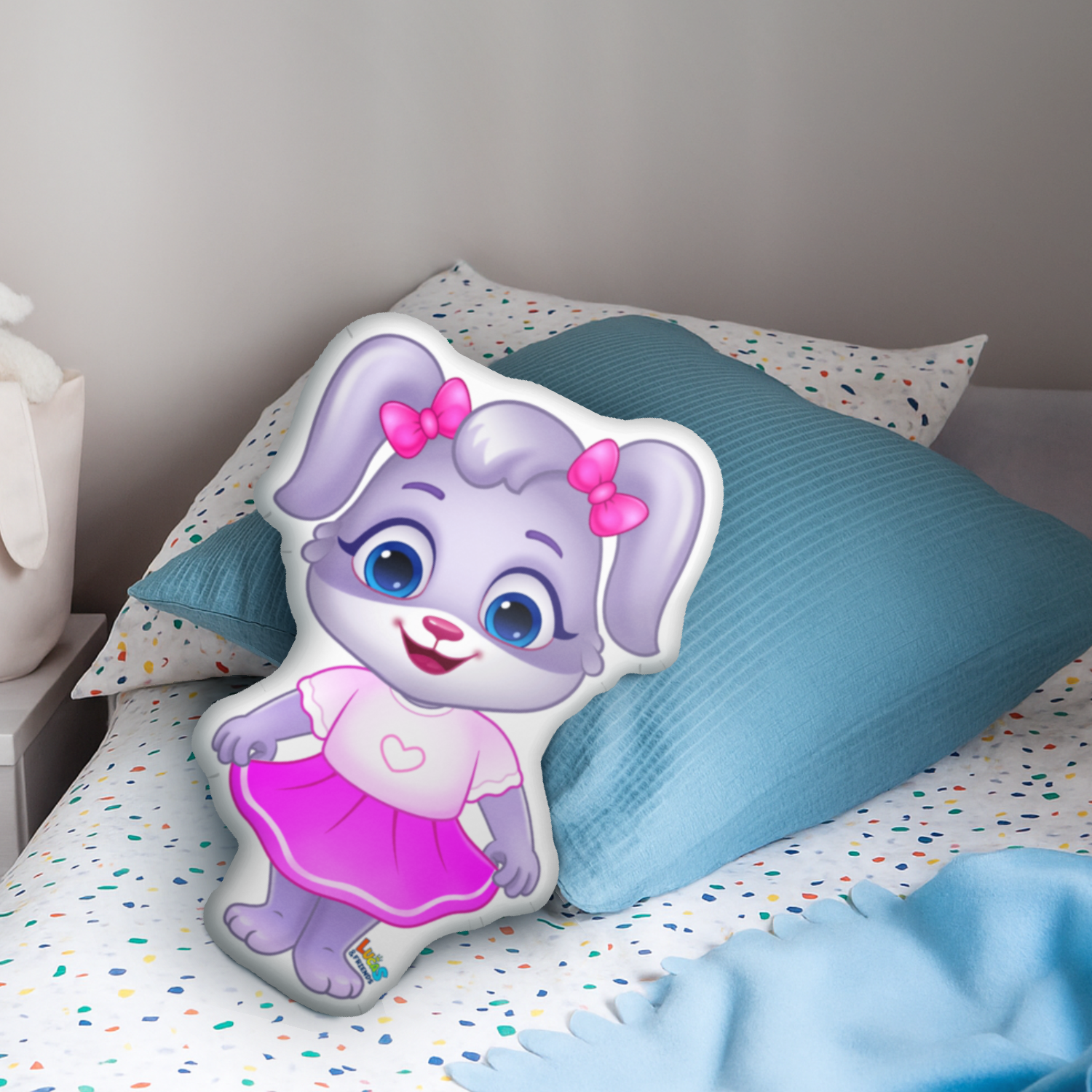 Ruby Shape Character Pillow – Custom Cushion by Lucas & Friends | Soft ...