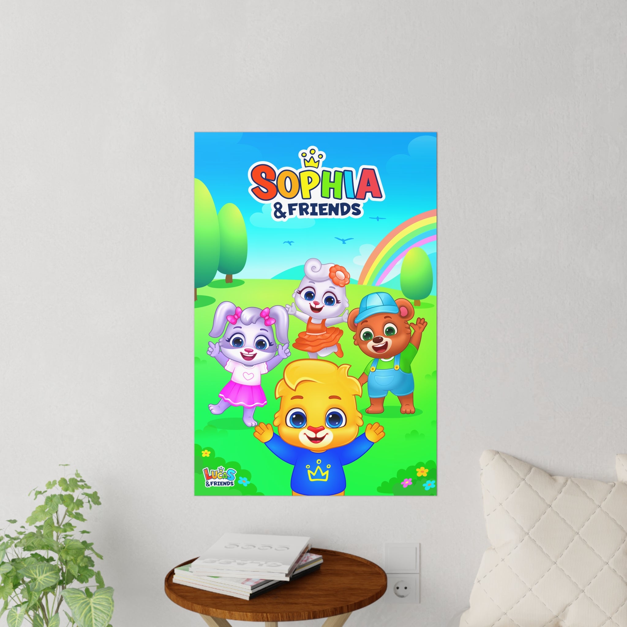 Lucas & Friends Personalized Name Wall Decals | Fun Kids Room Decor ...