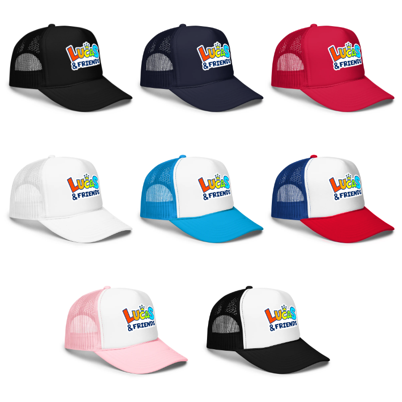 Kids Trucker Hat | Lucas and Friends Snapback Cap – Lucas & Friends By ...