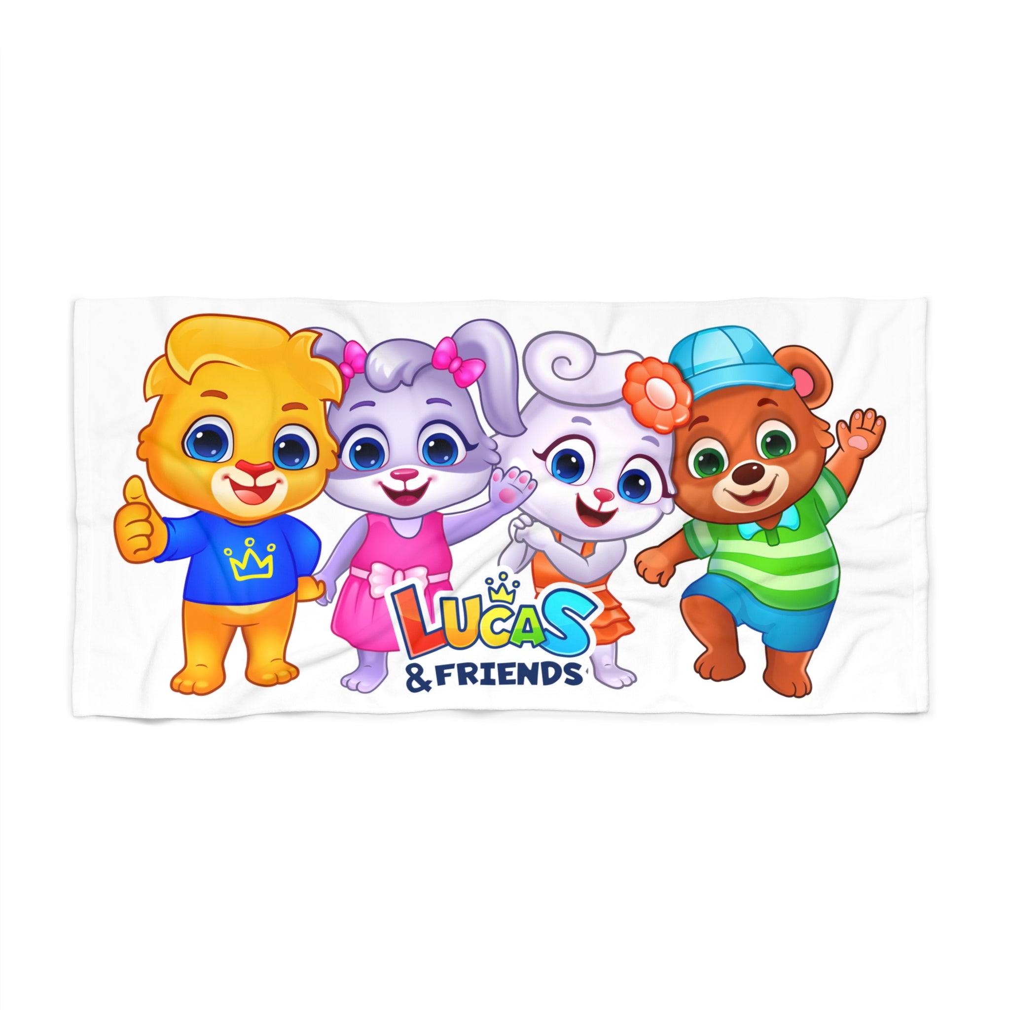 Lucas & Friends Towel for Lounge Chair – Soft, Absorbent & Fun for Kids ...