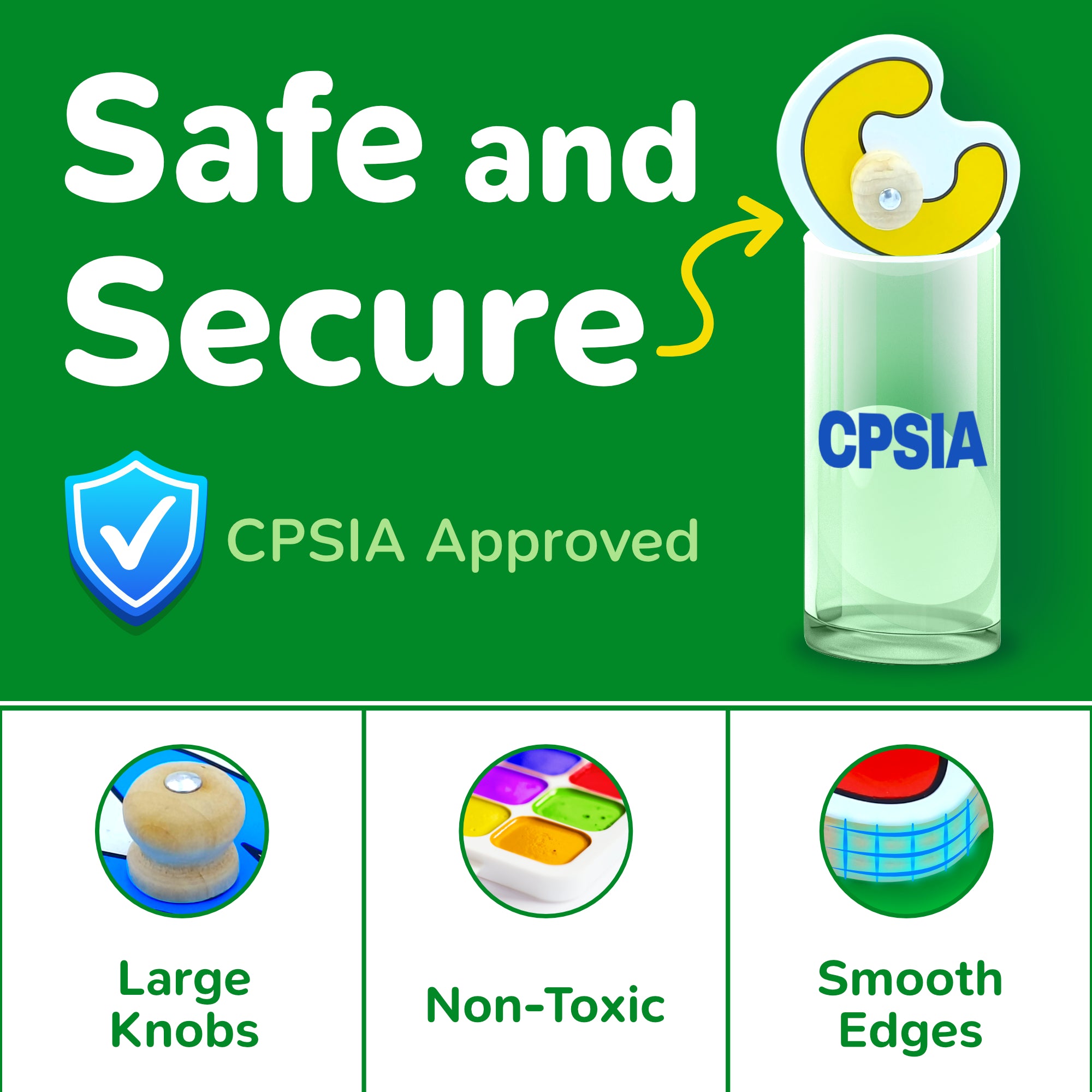 Lucas & Friends Alphabet Wooden Peg Puzzle | ABC Letter Learning Board ...